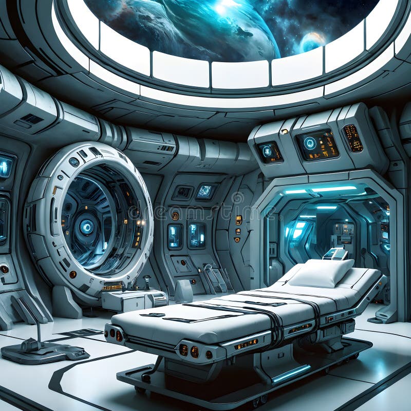 Advanced Medical Bay in a Futuristic Spaceship: Healing Beyond ...