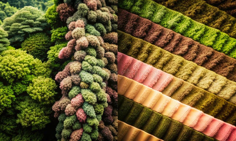 Earthy Tones Natural Gradient Featuring Earthy Browns, Olive Green, and ...