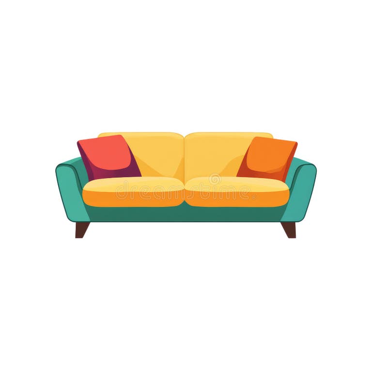 Sofa Icon Transparent Background for Your Graphic Resources Stock Image ...