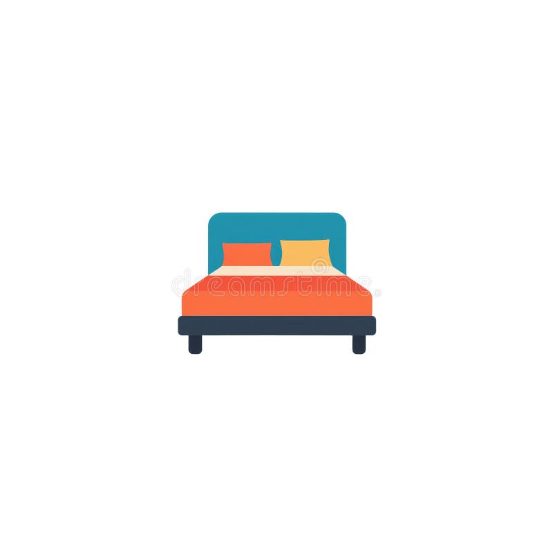Bed Icon Transparent Background for Your Graphic Resources Stock Photo ...