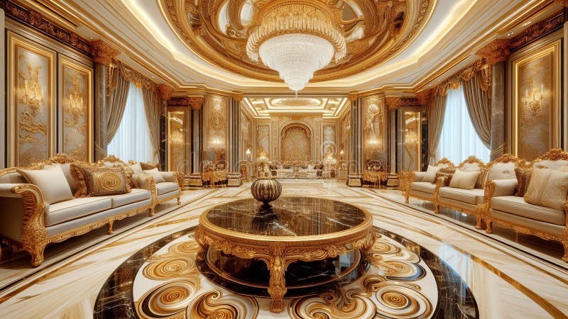 Modern Luxury Materials for Sophisticated Interiors Stock Illustration ...