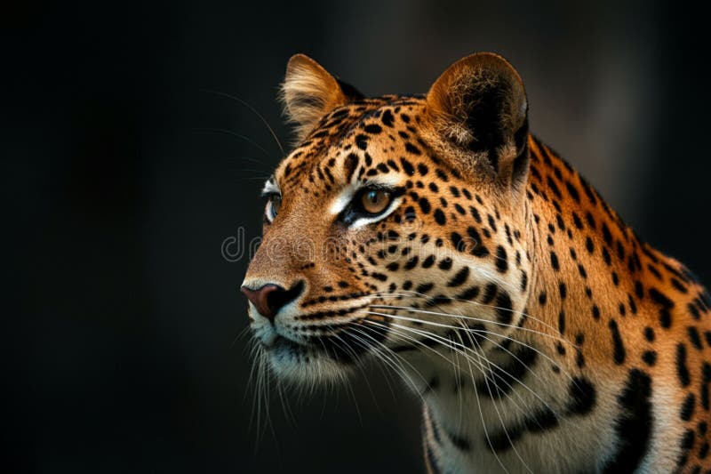 : Leopard Focus - Wild and Intense Stock Photo - Image of bracelet ...