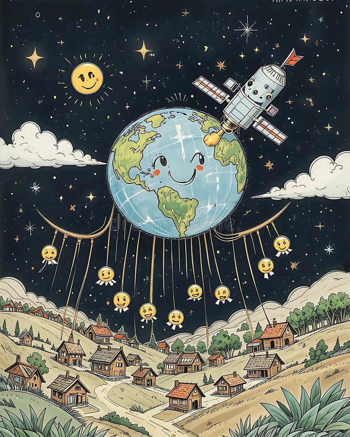Earth Smiles Stock Illustrations – 530 Earth Smiles Stock Illustrations ...