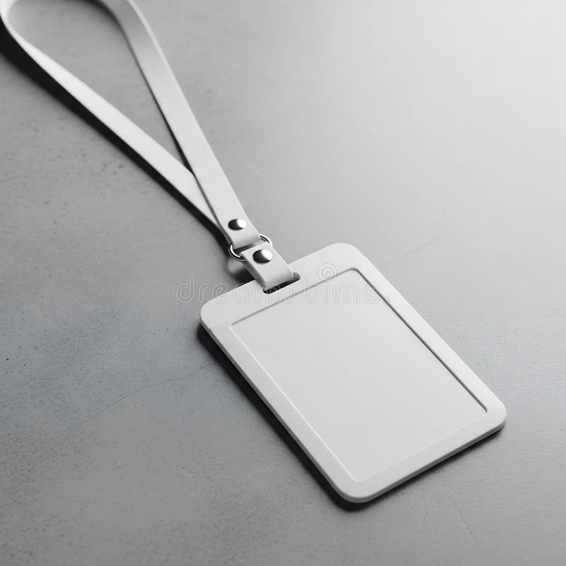 Pristine Blank White Id Card Holder Stock Illustrations – 10 Pristine ...