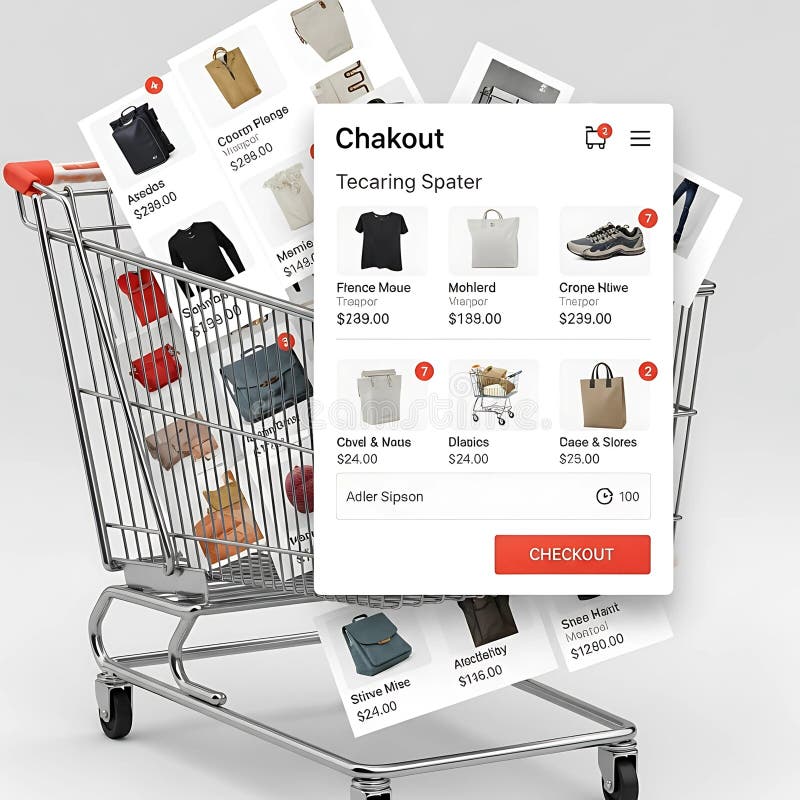 Modern E-Commerce Platform Displaying Shopping Products Across Multiple ...