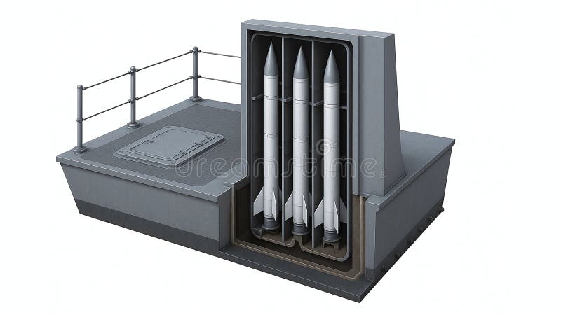 Exposed Vertical Launch Cell Stock Illustrations – 3 Exposed Vertical ...