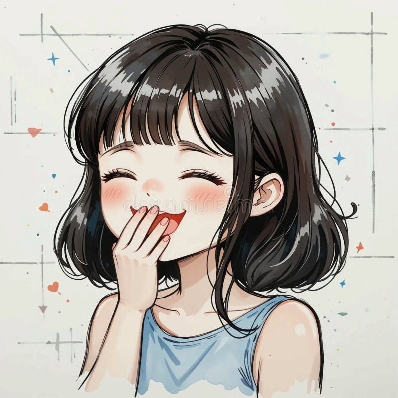 Girllaughing Stock Illustrations – 2 Girllaughing Stock Illustrations ...