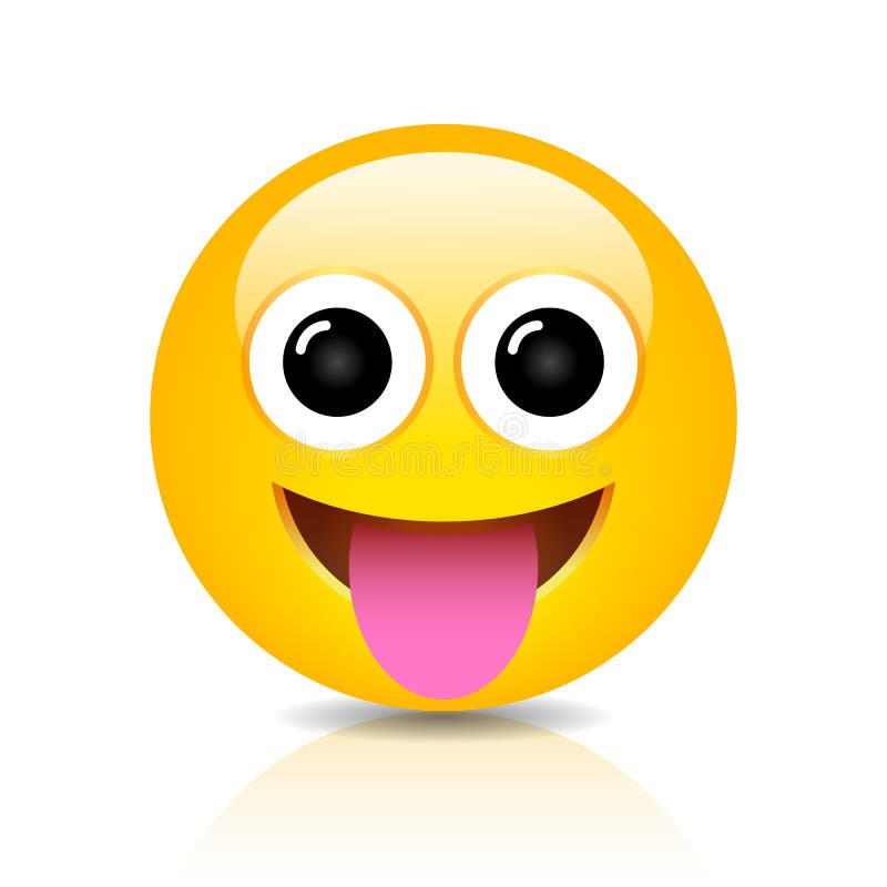 Foolish Vector Emoji Cartoon Stock Vector - Illustration of clip ...