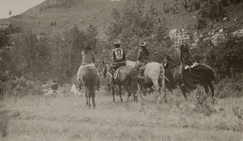 Untitled (Native Americans On Horseback) Picture. Image: 222295900