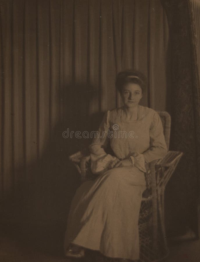 Untitled (Portrait Of Eleanor Smith) Stock Photo - Image of darkness ...