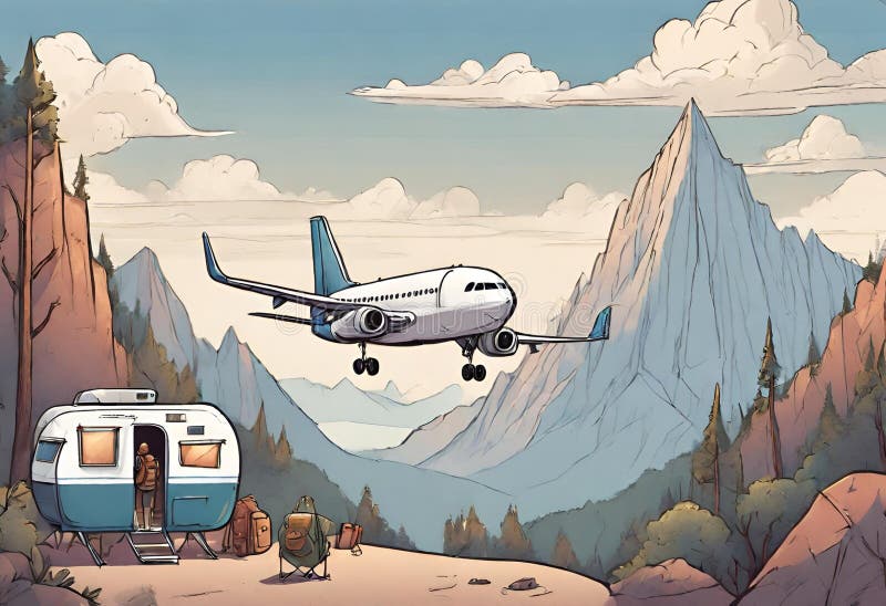 Vacation Travel Concept Vector Illustration, Cartoon Flat Backpack for ...