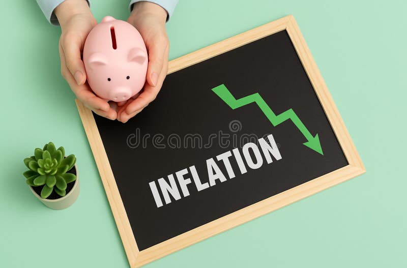 Inflation Concept with Rising Prices and Economic Pressure Stock Image ...