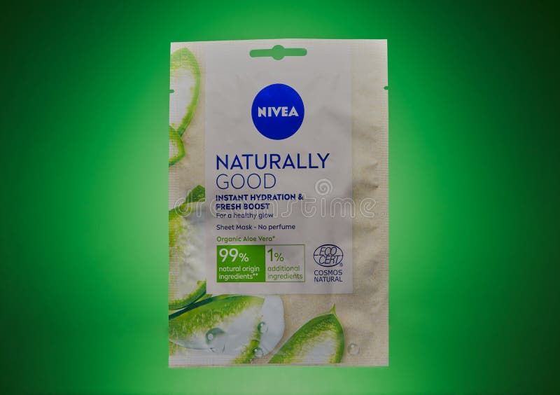 Nivea face mask sachet. editorial photography. Image of poster - 271457402