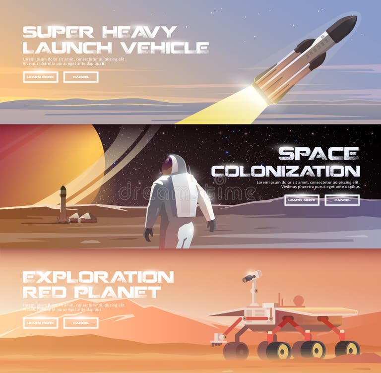 Astronaut Astronomy Colonization Stock Vector - Illustration of ...