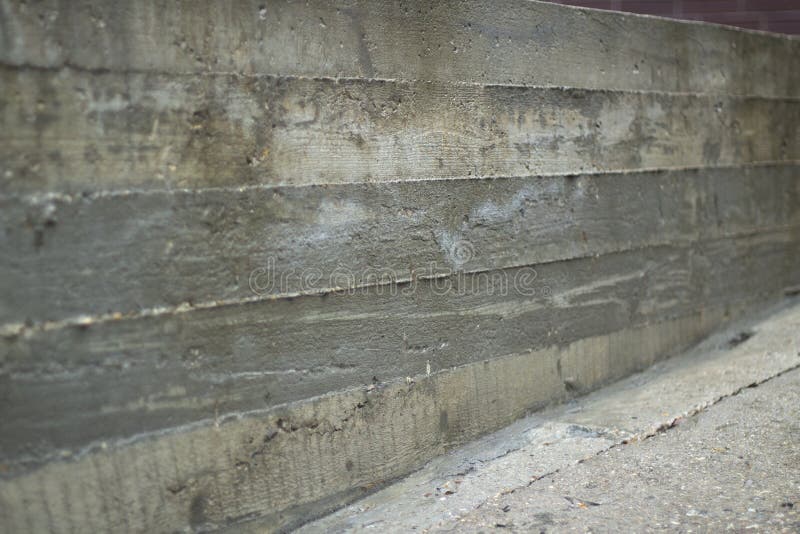 Untreated Concrete. Cement Wall Stock Photo - Image of strength ...