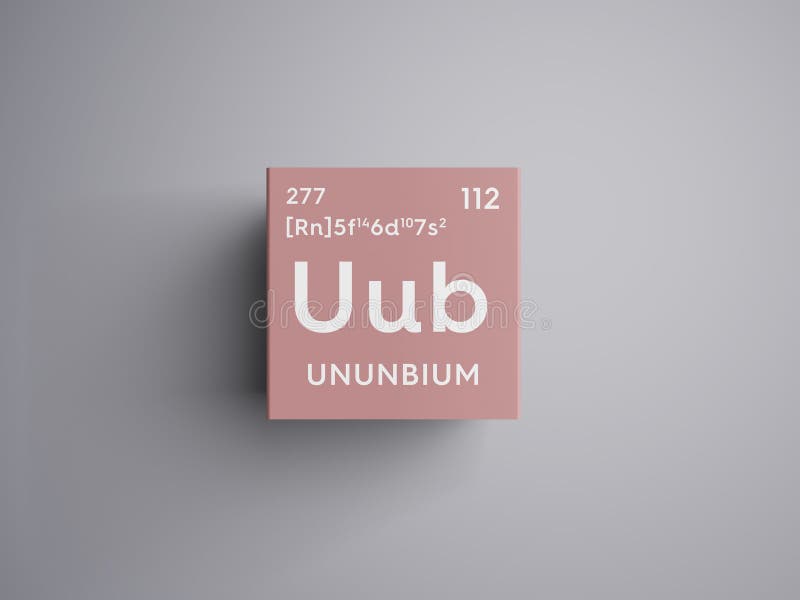 Ununbium. Transition Metals. Chemical Element of Mendeleev S Periodic ...