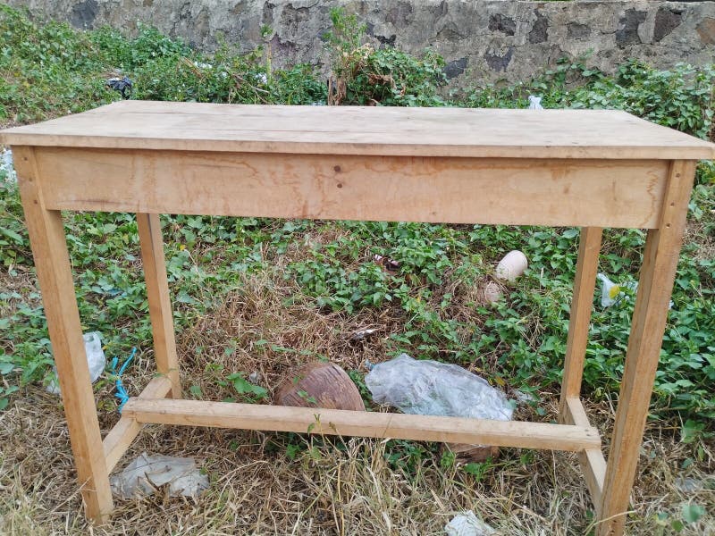 Unused Children& X27;s Study Table Stock Photo - Image of study ...