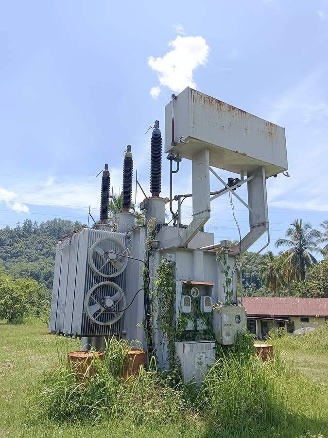 Unused Electrical Substations are in Disrepair Stock Photo - Image of ...