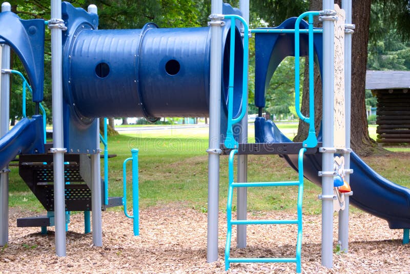 An Unused and Empty Playground for Kids Stock Photo - Image of play ...