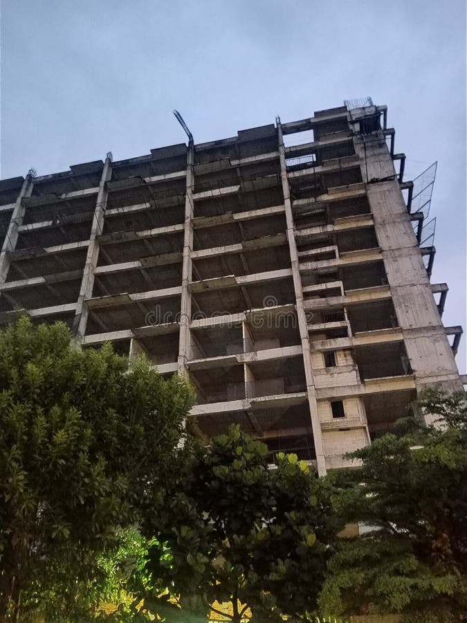 Unused Multi-storey Building Stock Image - Image of landmark, continued ...