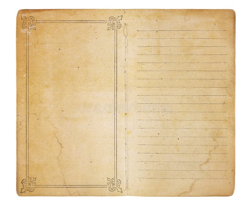 Unused Vintage Memo Book stock photo. Image of faded - 18743212