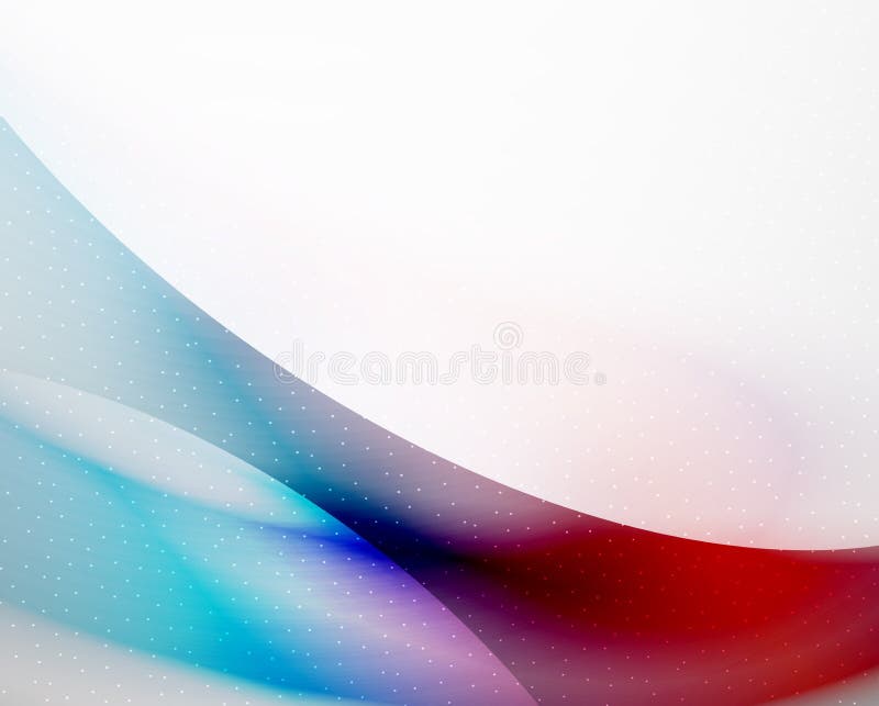 Unusual Abstract Red And Blue Wave Stock Vector - Illustration of frame ...