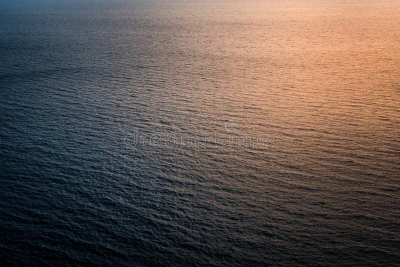 Unusual and Abstract Reflections of Sunlight on Sea Surface Stock Photo ...