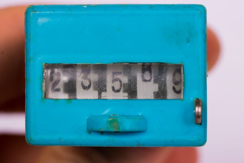 Unusual Blue Numeric Counter Stock Image - Image of count, counts: 66449777