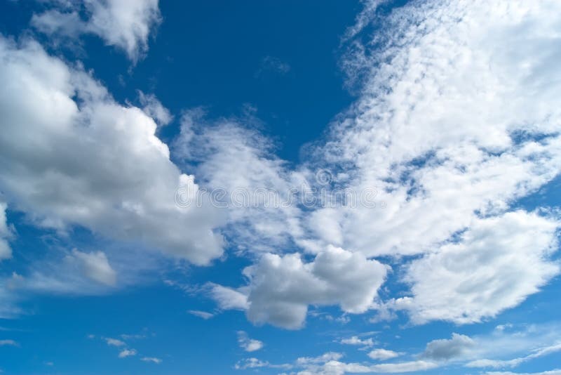 An unusual blue sky stock photo. Image of beautiful - 113848000
