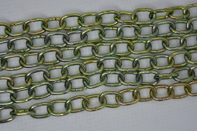 Unusual Bright Metal Chains with Overflows Located Chaotic Way on a ...