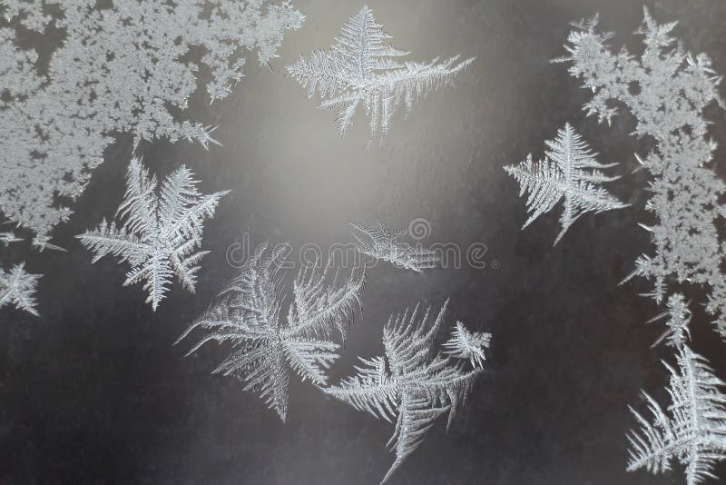 Unusual Frost on a Winter Window Stock Photo - Image of beautiful, cold ...