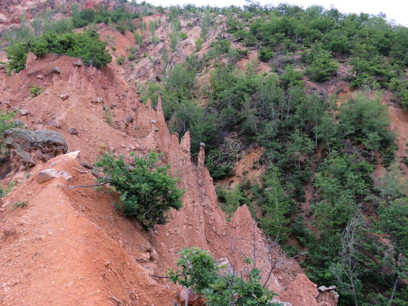 Unusual Geological Formations Earth Elevations with Rocks at the Top ...