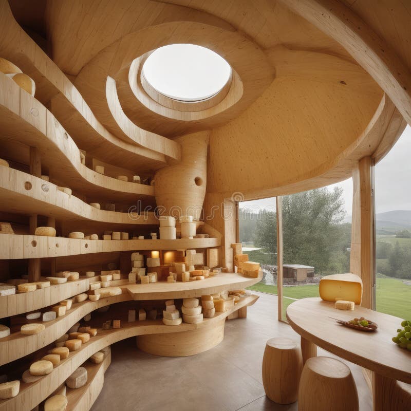 Unusual House Architecture: Cheese House Stock Illustration ... Unusual House Architecture: Cheese House Stock Illustration ...