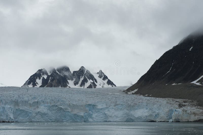 Unusual Ice Formation in Arctic Sea Stock Image - Image of adventure ...