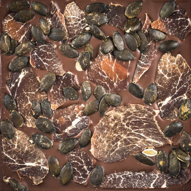 Unusual Ingredients in Handmade Artisan Chocolate Stock Photo - Image ...