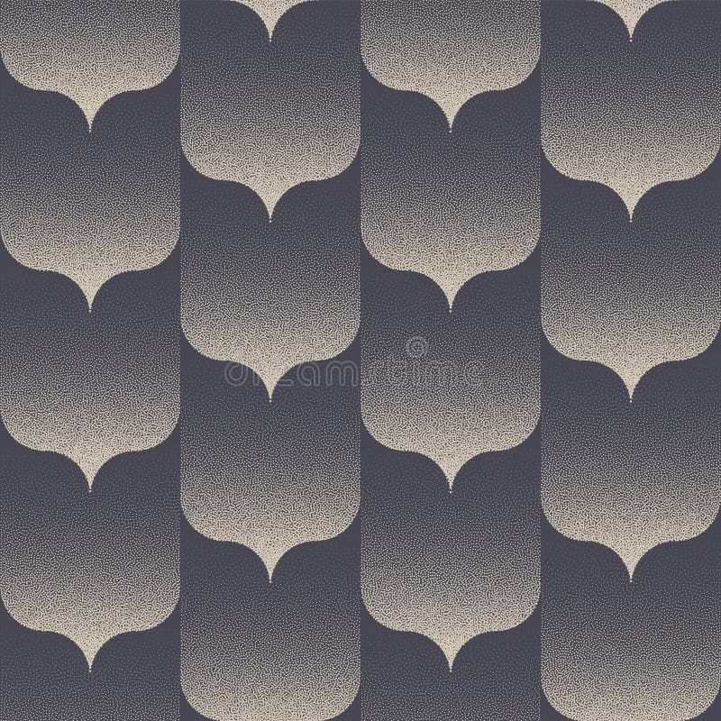 Unusual Layered Faded Structure Seamless Pattern Trend Dot Work Vector ...