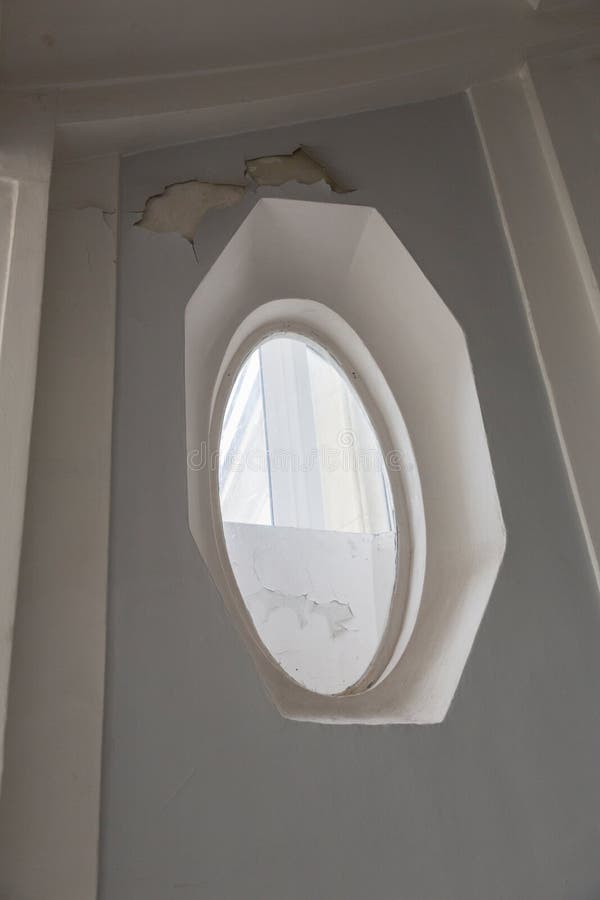 Unusual oval window stock photo. Image of ellipse, oval - 104468306