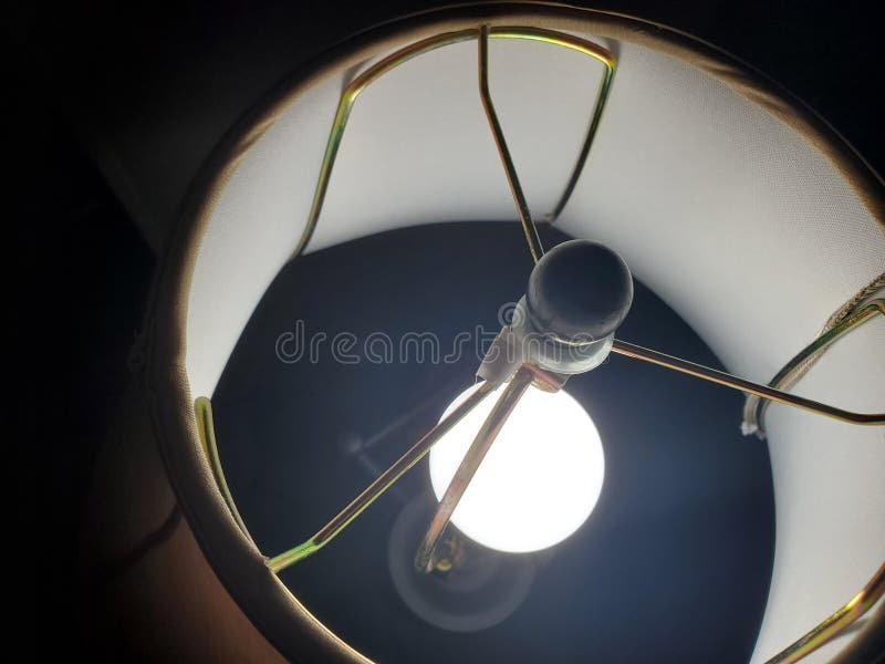 Unusual Perspective of a Lamp Stock Photo - Image of appreciation, lamp ...
