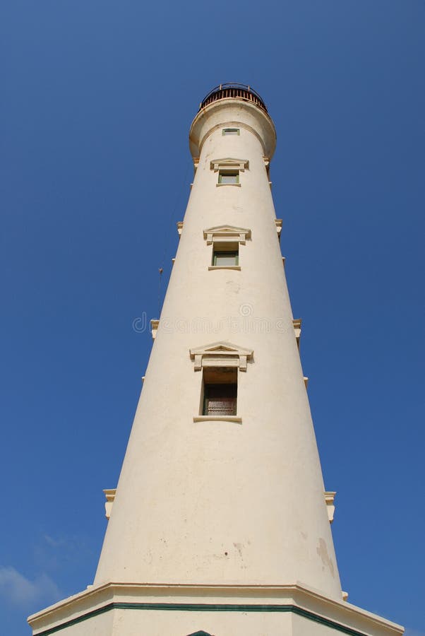 Aruba Lighthouse stock photo. Image of lighthouse, landscape - 73009098