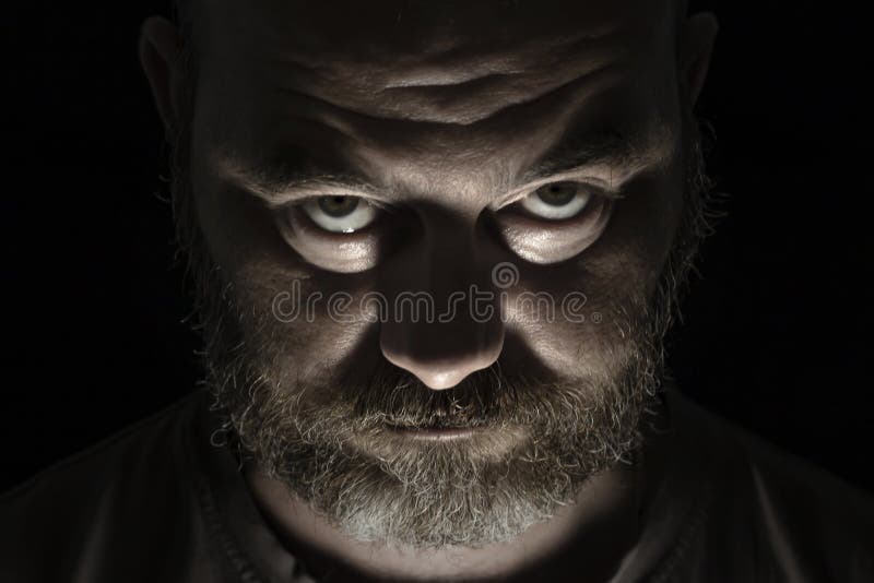 Unusual Bearded Albino Man with White Hair and Pale Skin Standing Over ...