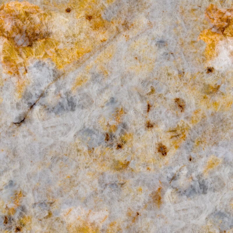 Unusual Quartz Texture with Easy Yellow Pattern. Seamless Square Stock ...