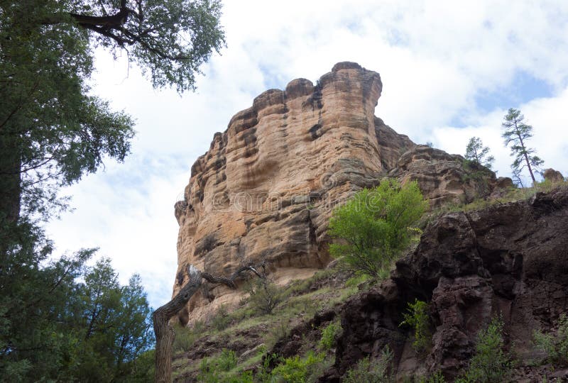 Unusual Rock Formations in New Mexico Stock Image - Image of scenic ...