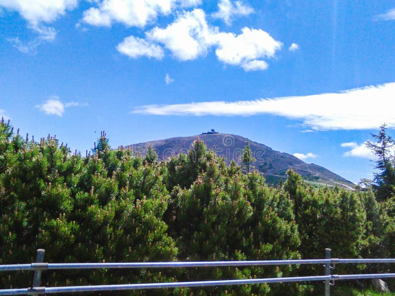 Unusual Scenery with a Mountain Stock Image - Image of clouds, unusual ...