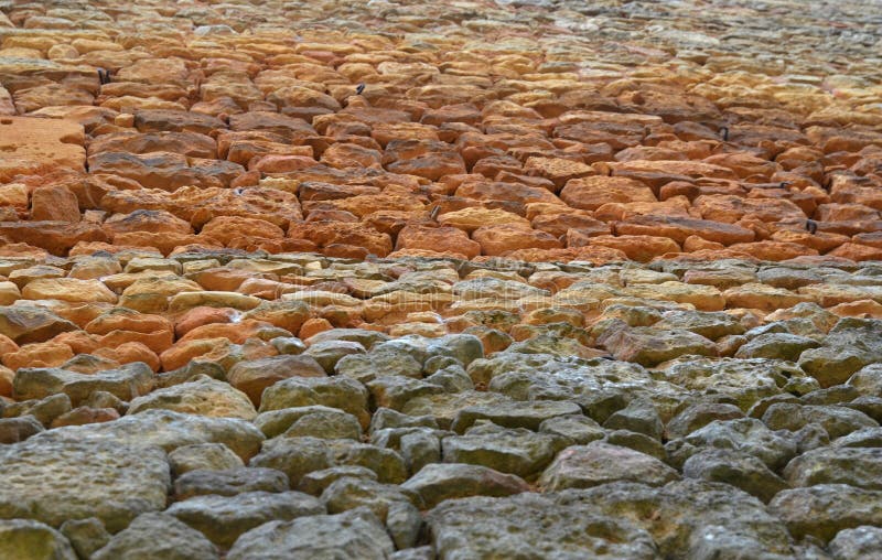 Unusual Stone Texture. Wall of Marble. Background of Tiles. Stock Photo ...