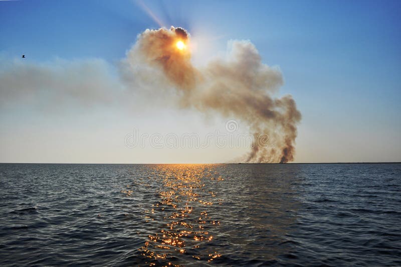 Unusual sun eclipse stock image. Image of apocalyptic - 47448315