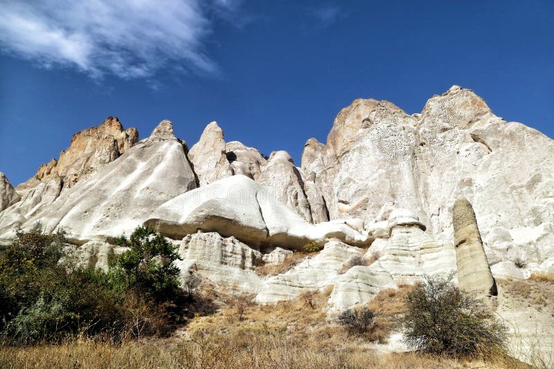 Unusually Shaped Cliffs of Volcanic Origin in the White Valley in the ...