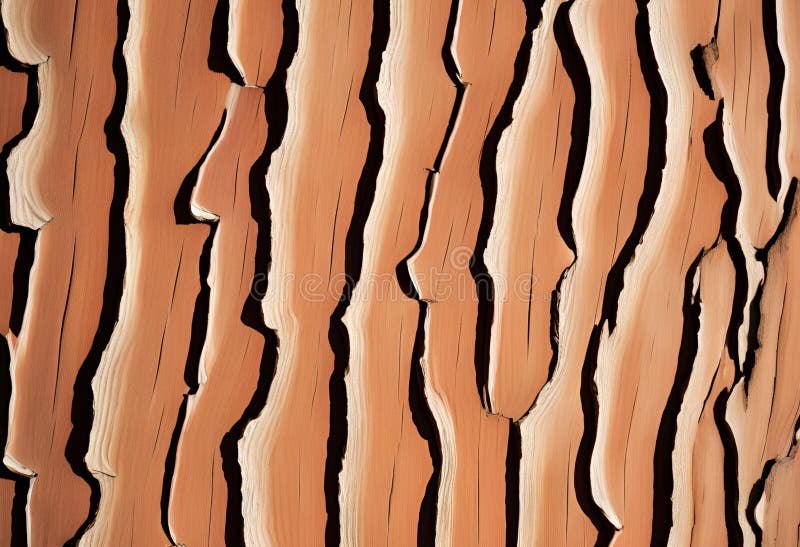 Unusually Thick Bark Peeling Off from the Tree.AI Generated Stock ...