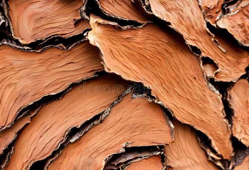 Unusually Thick Bark Peeling Off from the Tree.AI Generated Stock ...