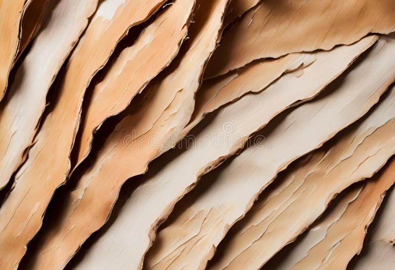 Unusually Thick Bark Peeling Off from the Tree.AI Generated Stock ...