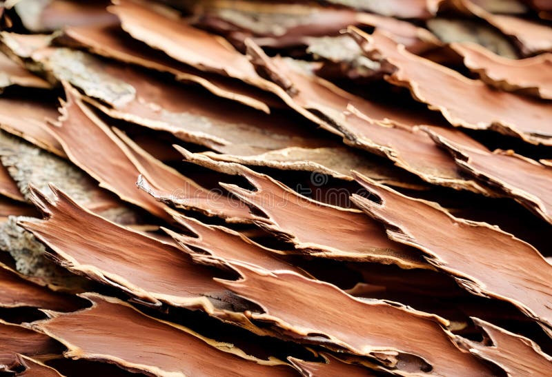 Unusually Thick Bark Peeling Off from the Tree.AI Generated Stock ...